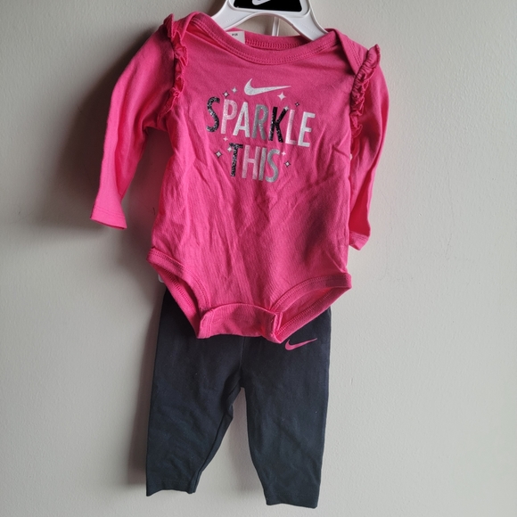Nike | Matching Sets | Nike Onesie Pants Set 3m | Poshmark